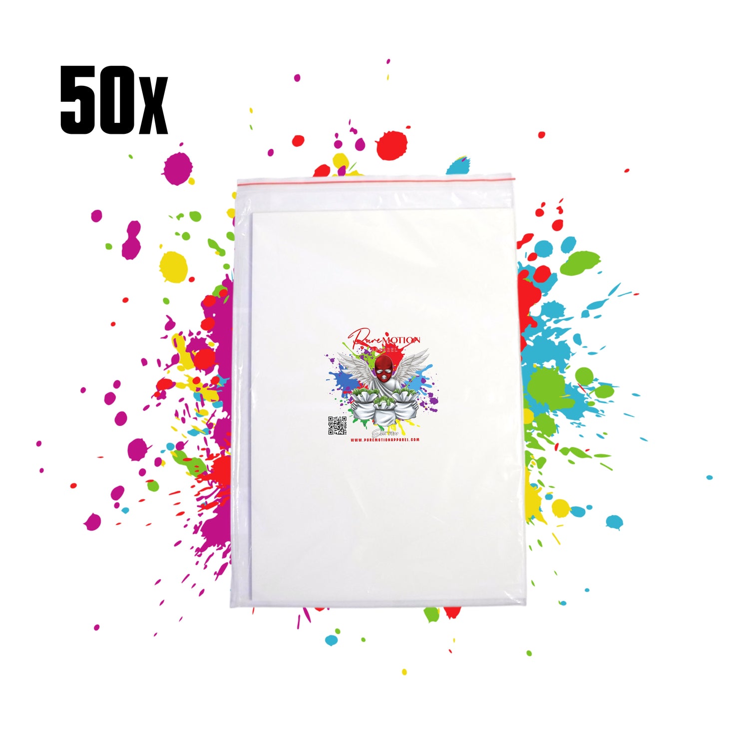 Hot Peel DTF 13" X 19” DTF sheets – Pure Motion